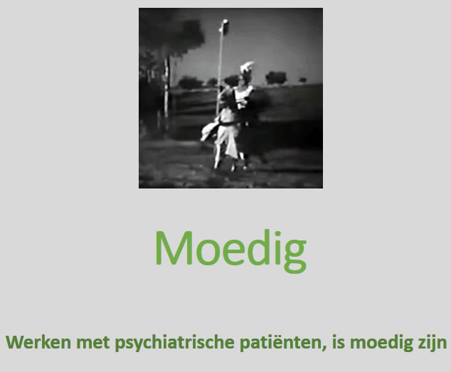 Over moed en behandelen